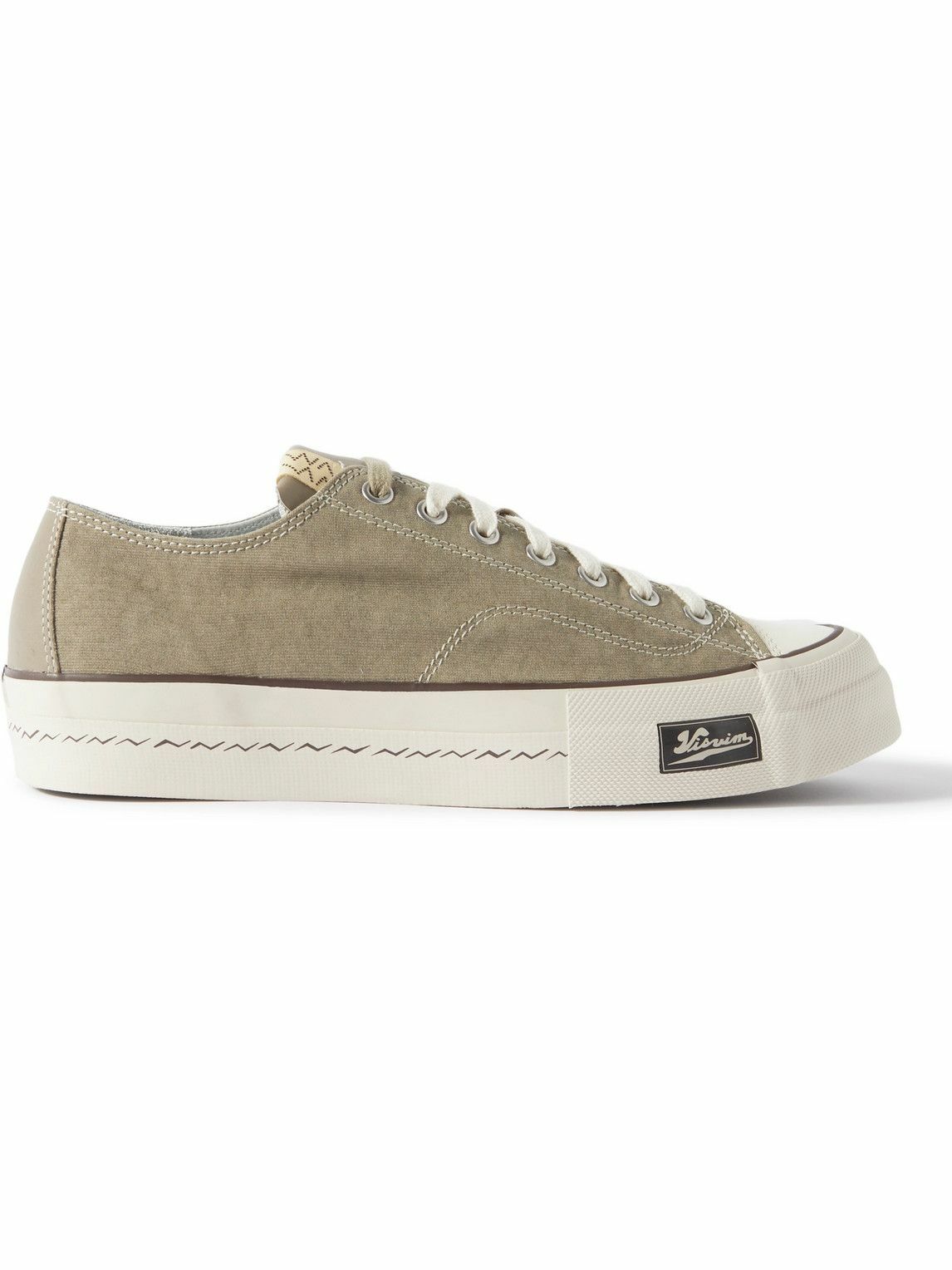 Visvim - Skagway Leather-Trimmed Canvas Sneakers - Neutrals Visvim