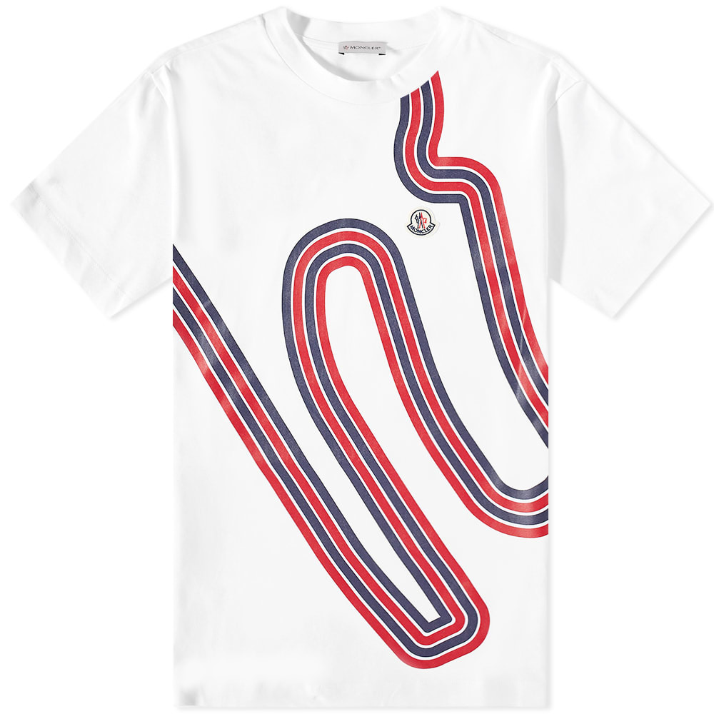 Moncler Tricolore Striped Tee Moncler