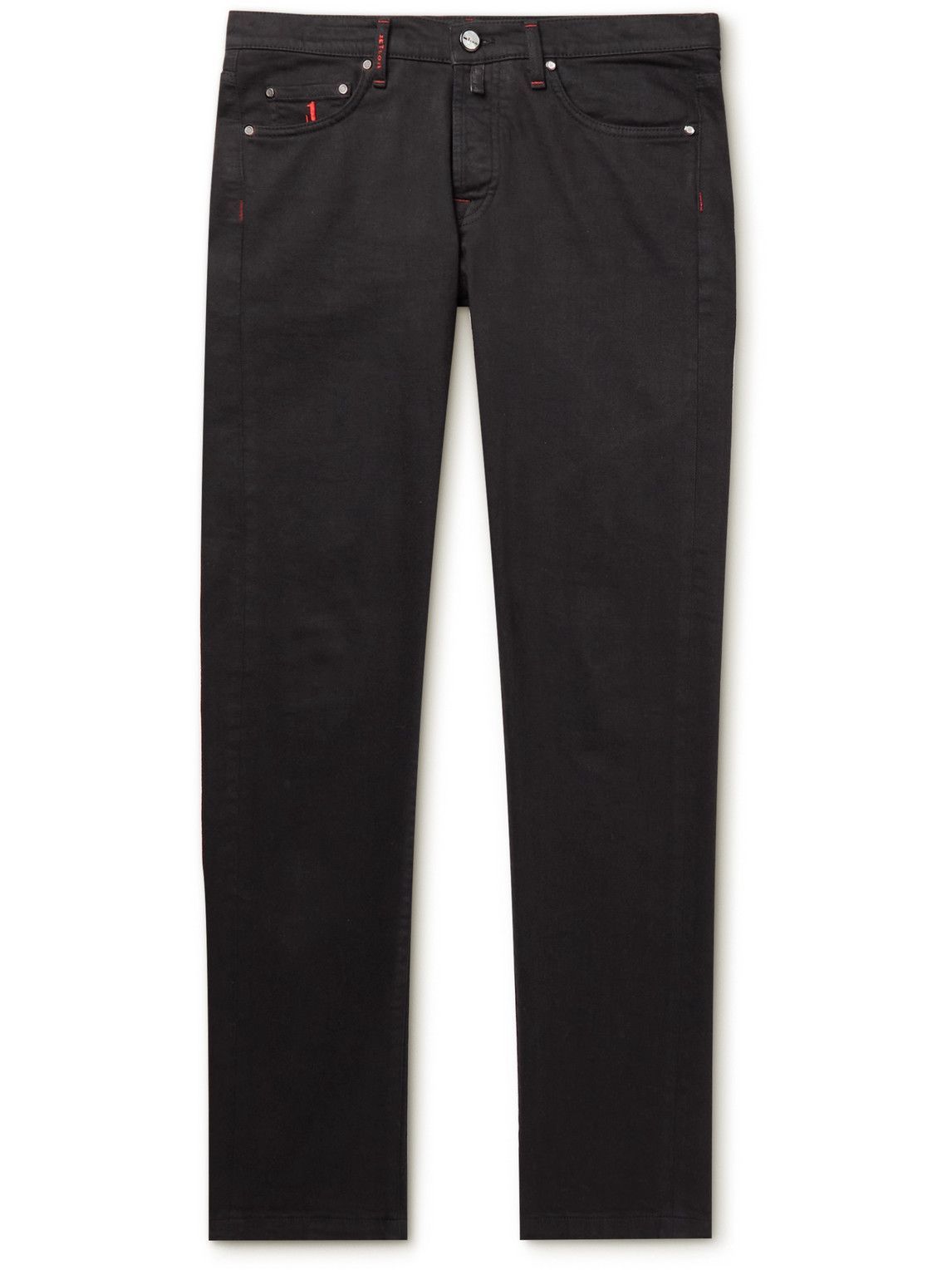 Kiton - Slim-Fit Jeans - Black Kiton