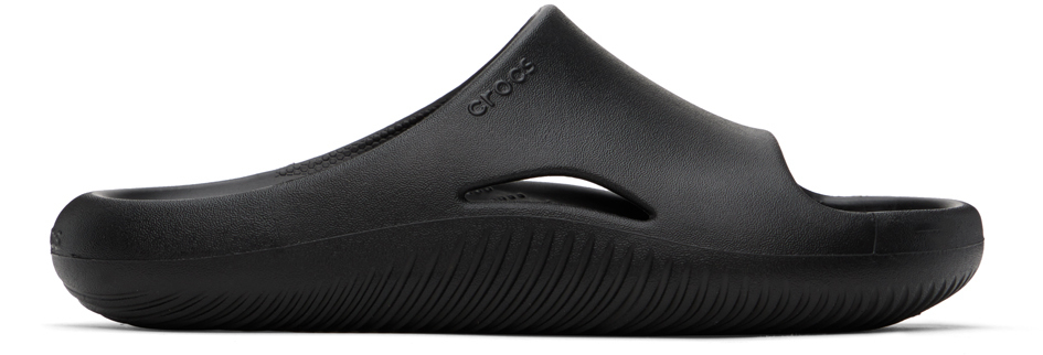 Crocs Black Mellow Recovery Slides Crocs