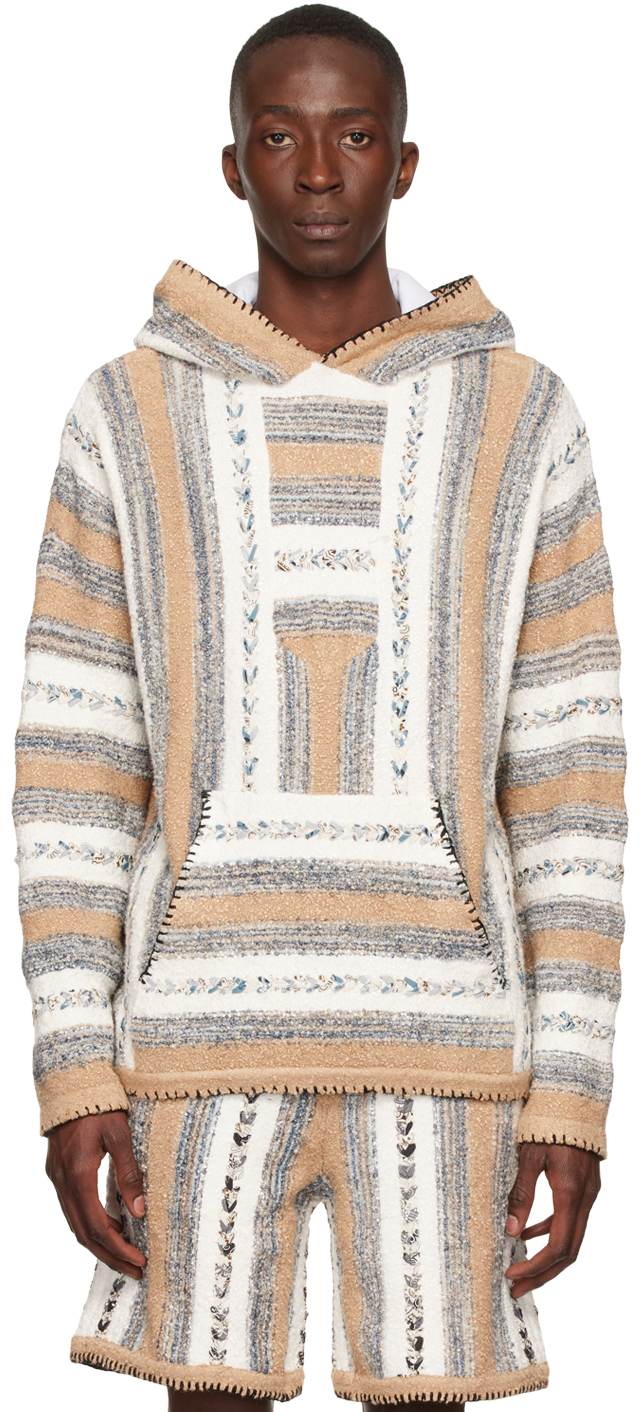 AMIRI Beige Viscose Hoodie Amiri