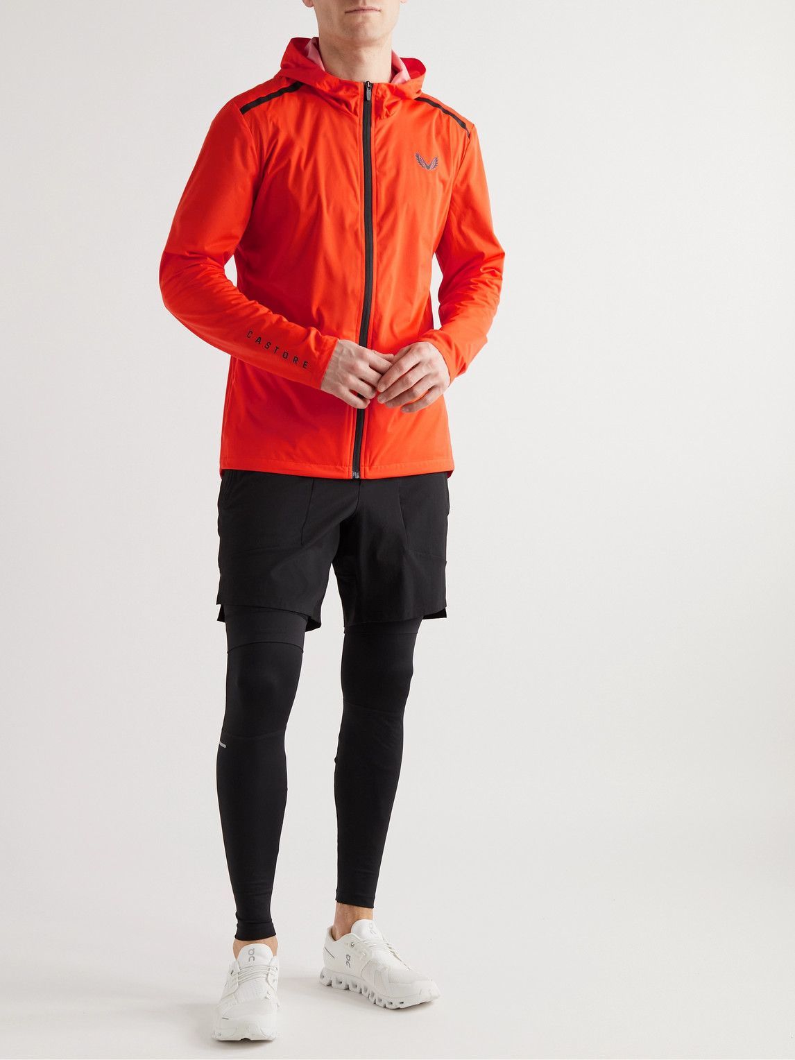Castore - Carlos Stretch Tech-Jersey Jacket - Orange CASTORE