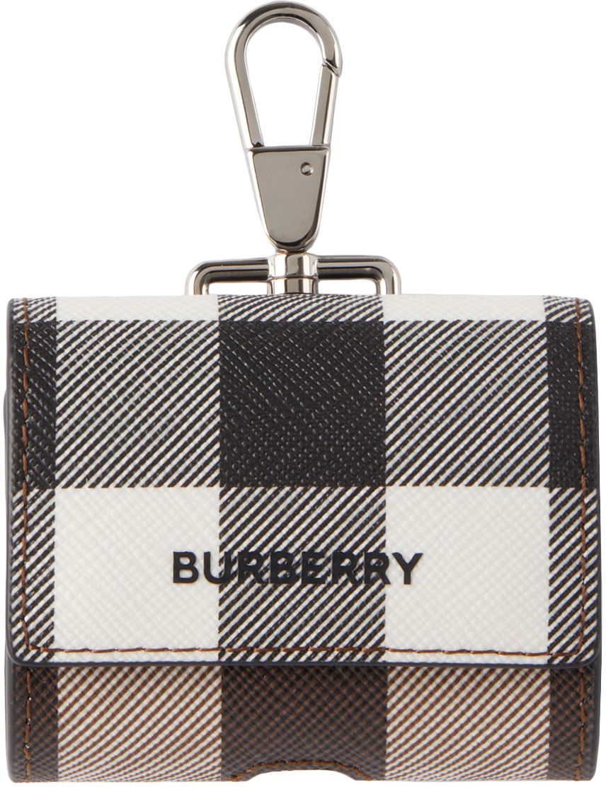 Burberry Brown Signature Check AirPods Pro Case Burberry