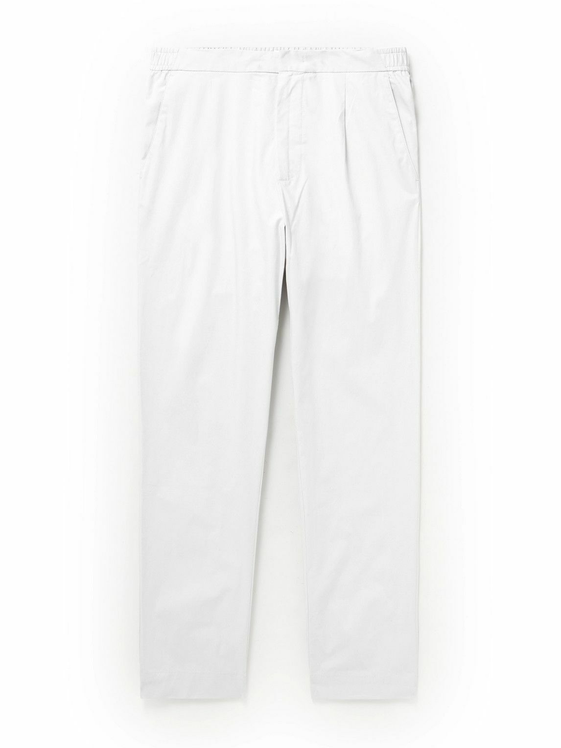Orlebar Brown - Sedgwick Straight-Leg Stretch-Cotton Poplin Trousers ...