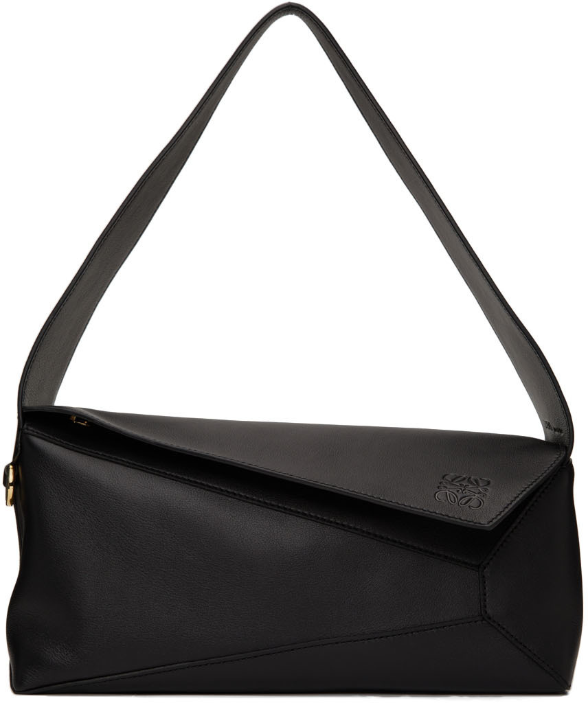 Loewe Black Puzzle Hobo Shoulder Bag Loewe