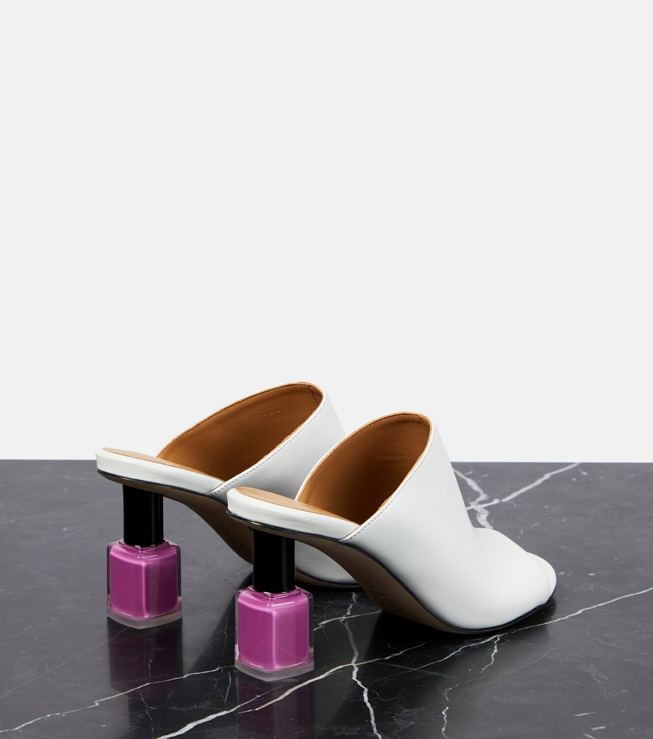 Loewe - Nail Polish leather mules Loewe
