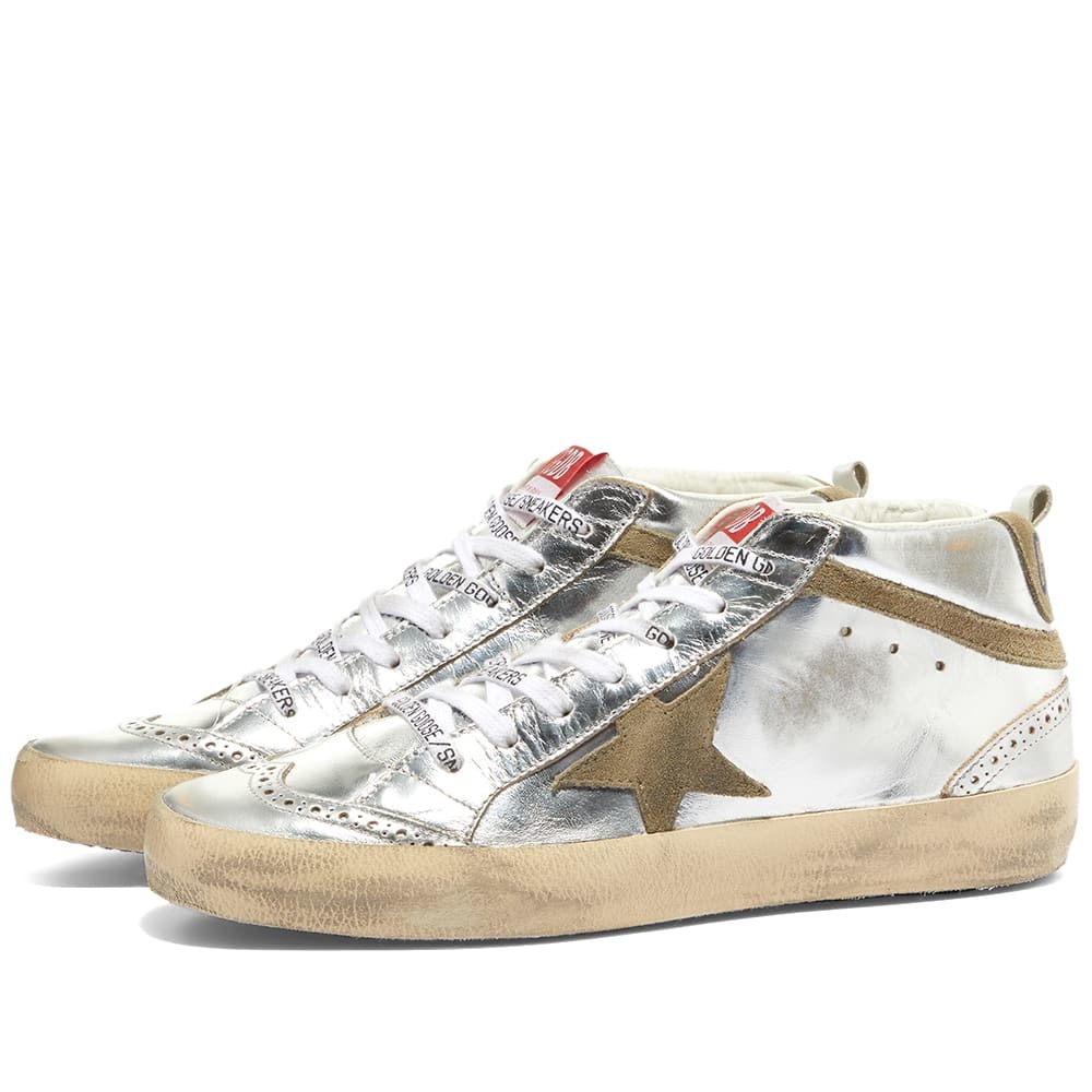 Golden Goose Mid Star Laminated Golden Goose Deluxe Brand