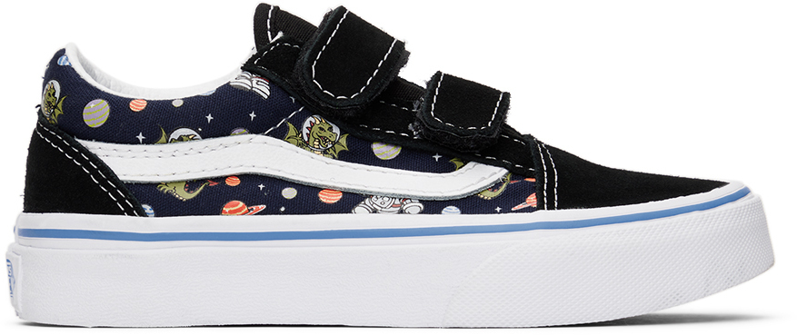 Vans Kids Black Old Skool V Little Kids Sneakers Vans