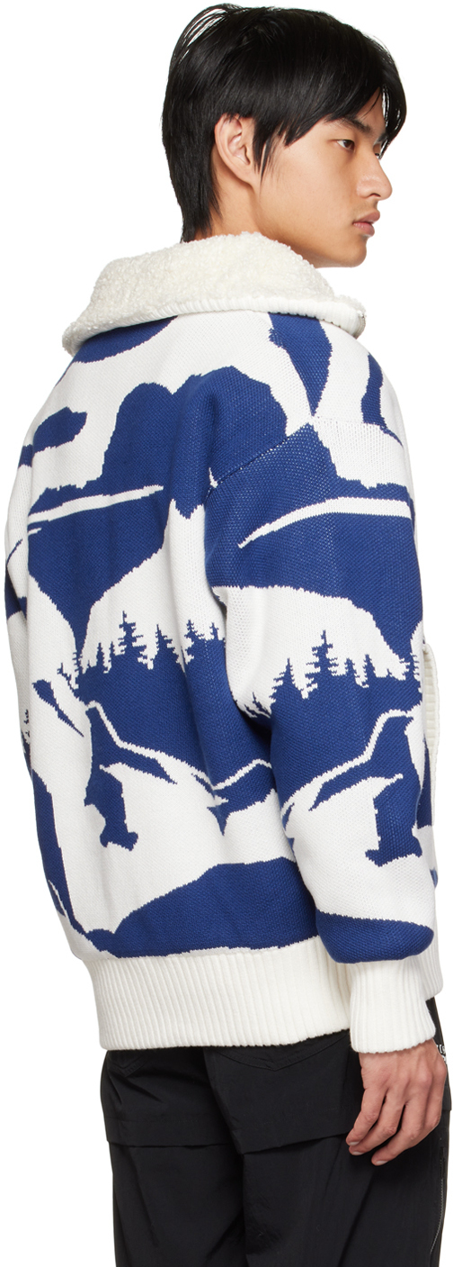 Li-Ning White Graphic Jacket Li-Ning