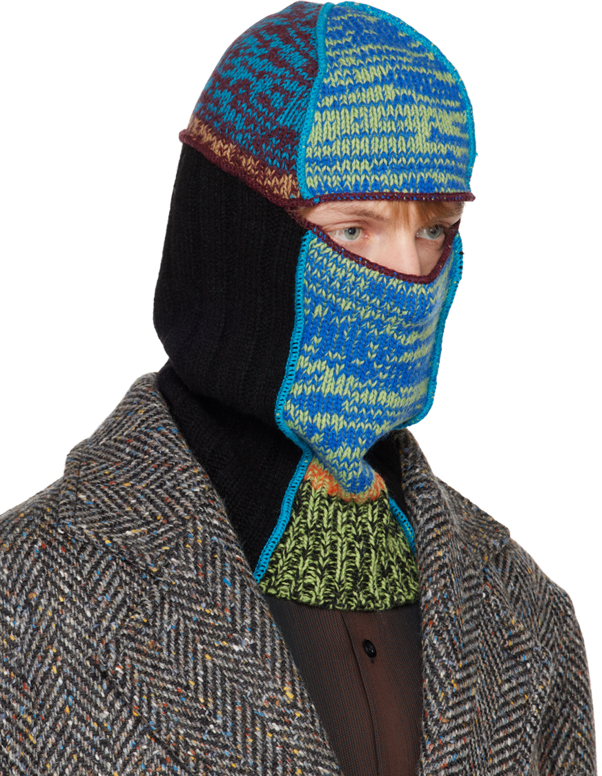 Marni Multicolor Paneled Balaclava Marni