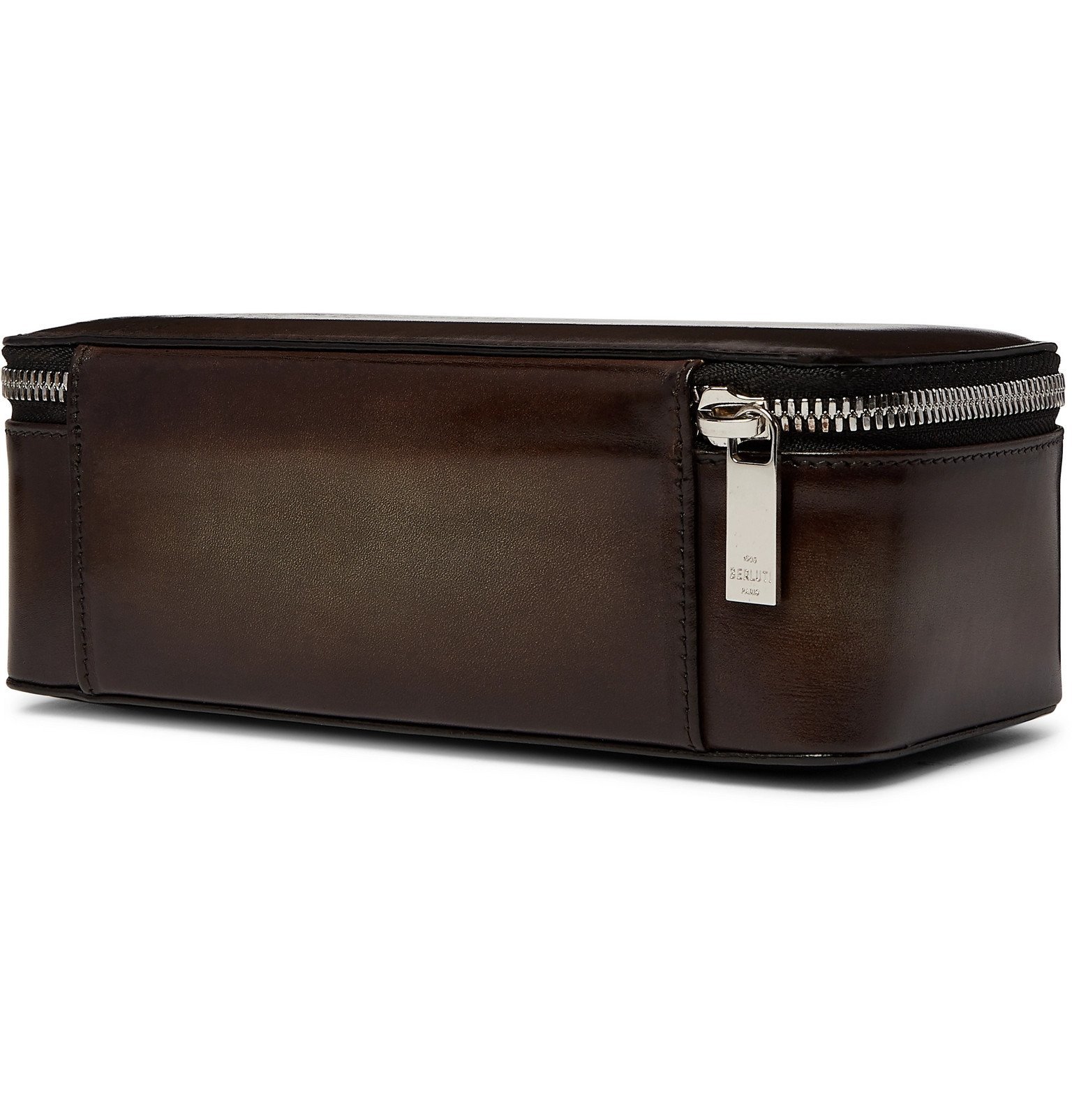 Berluti - Scritto Leather Watch Case - Brown Berluti