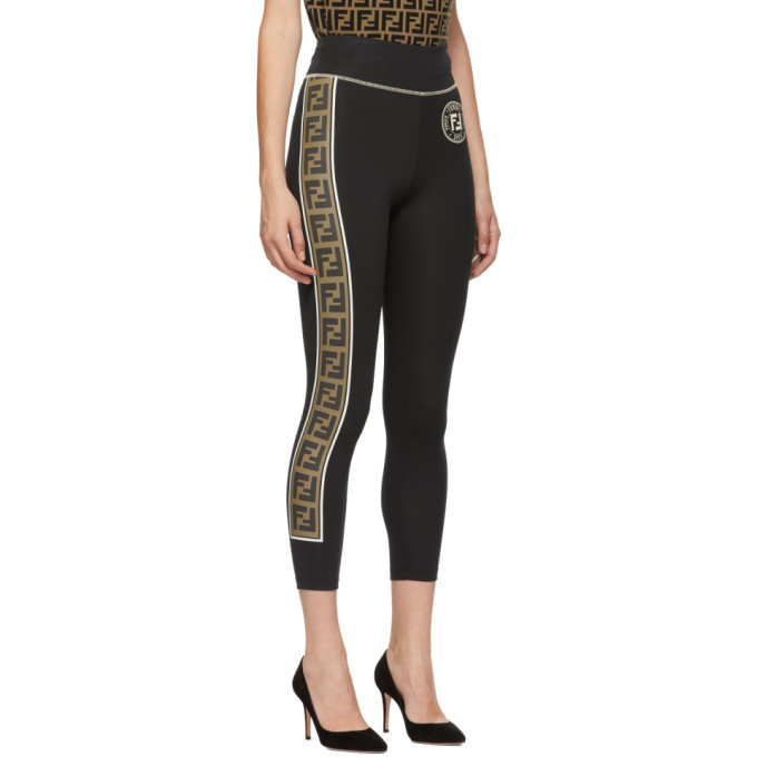 Fendi Black Forever Fendi Leggings Fendi