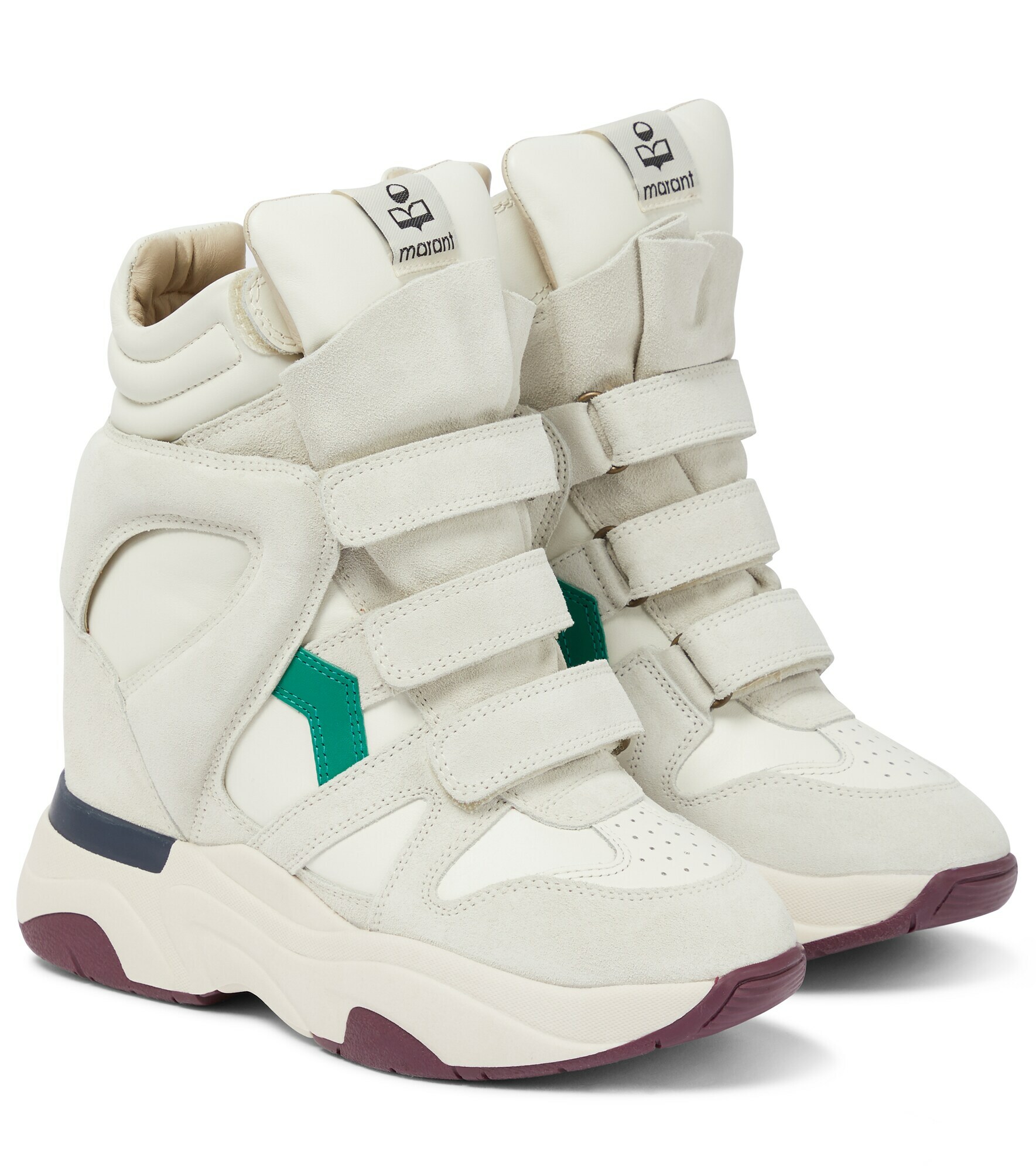 Isabel Marant - Balskee leather wedge sneakers Isabel Marant
