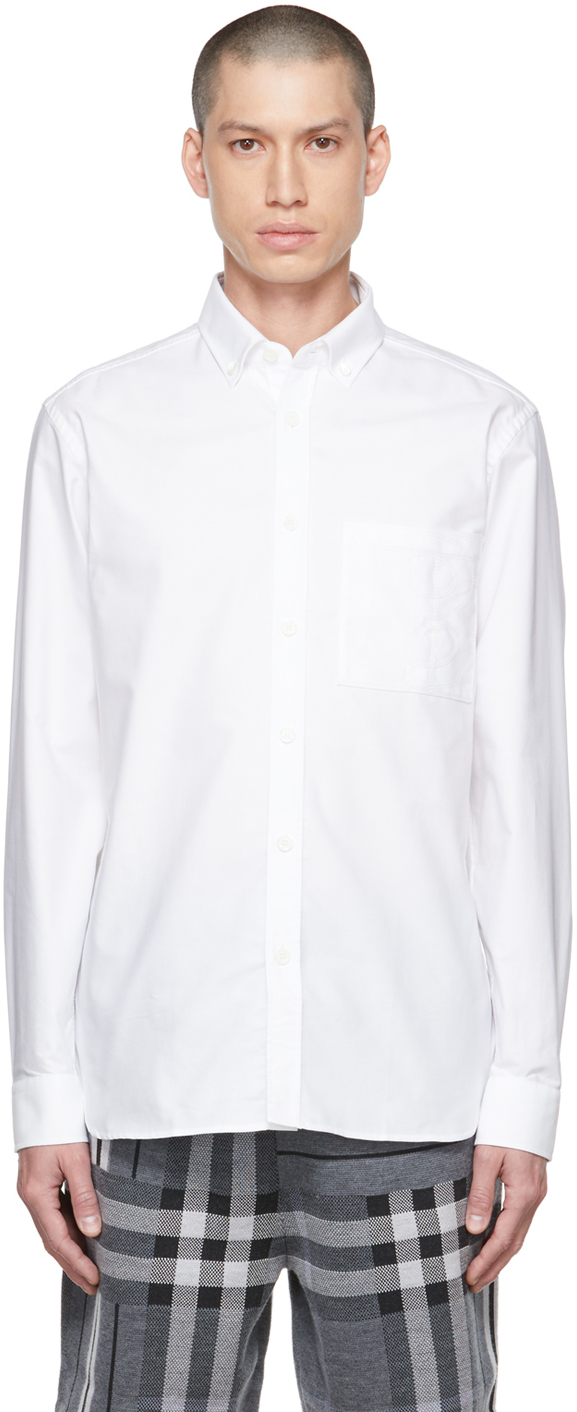 Burberry White Monogram Shirt Burberry