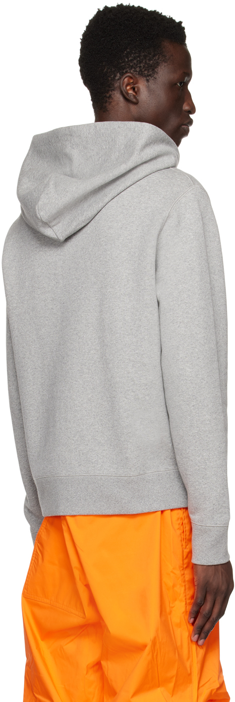 Moncler Gray Zip-Up Hoodie Moncler