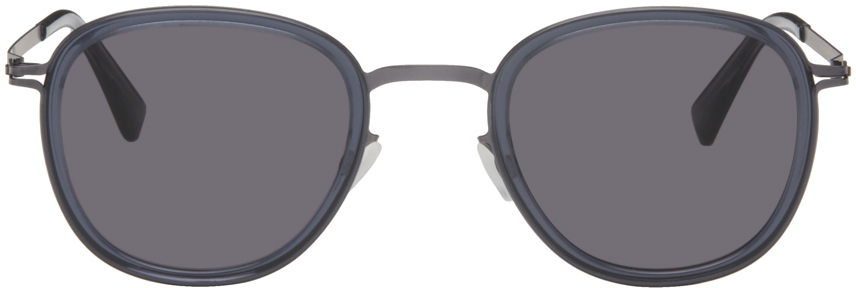 Mykita Gunmetal & Navy Helmi Sunglasses Mykita