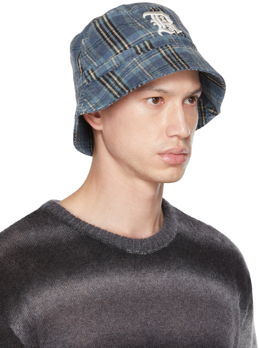 R13 Blue Layered Bucket Hat R13