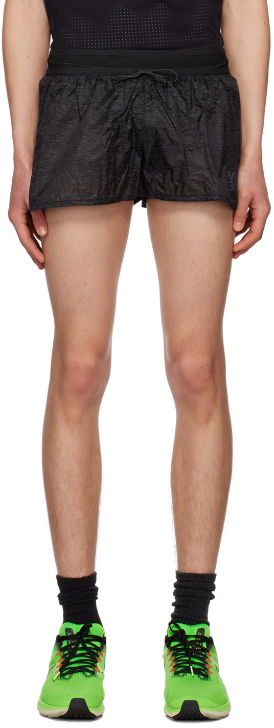 OVER OVER Black Racing Shorts OVER OVER