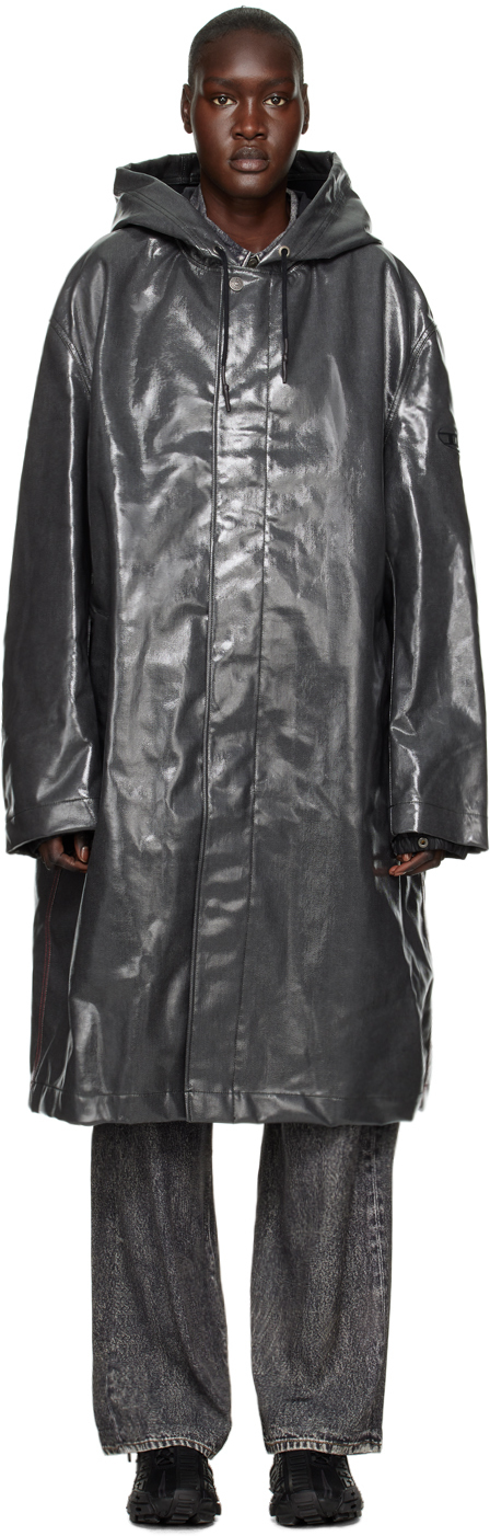 Diesel Gray D-Cot Coat Diesel