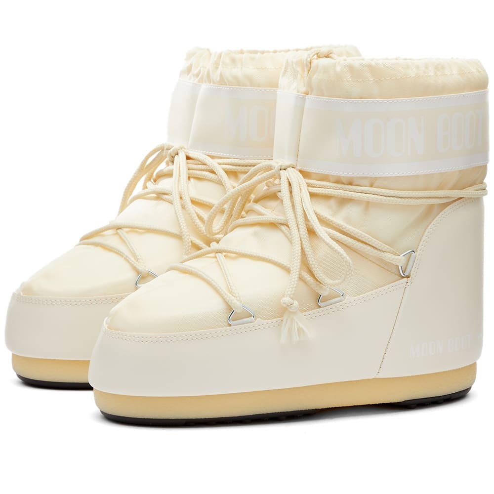 Moon Boot Women's Icon Low Nylon Boot in Cream Moon Boot