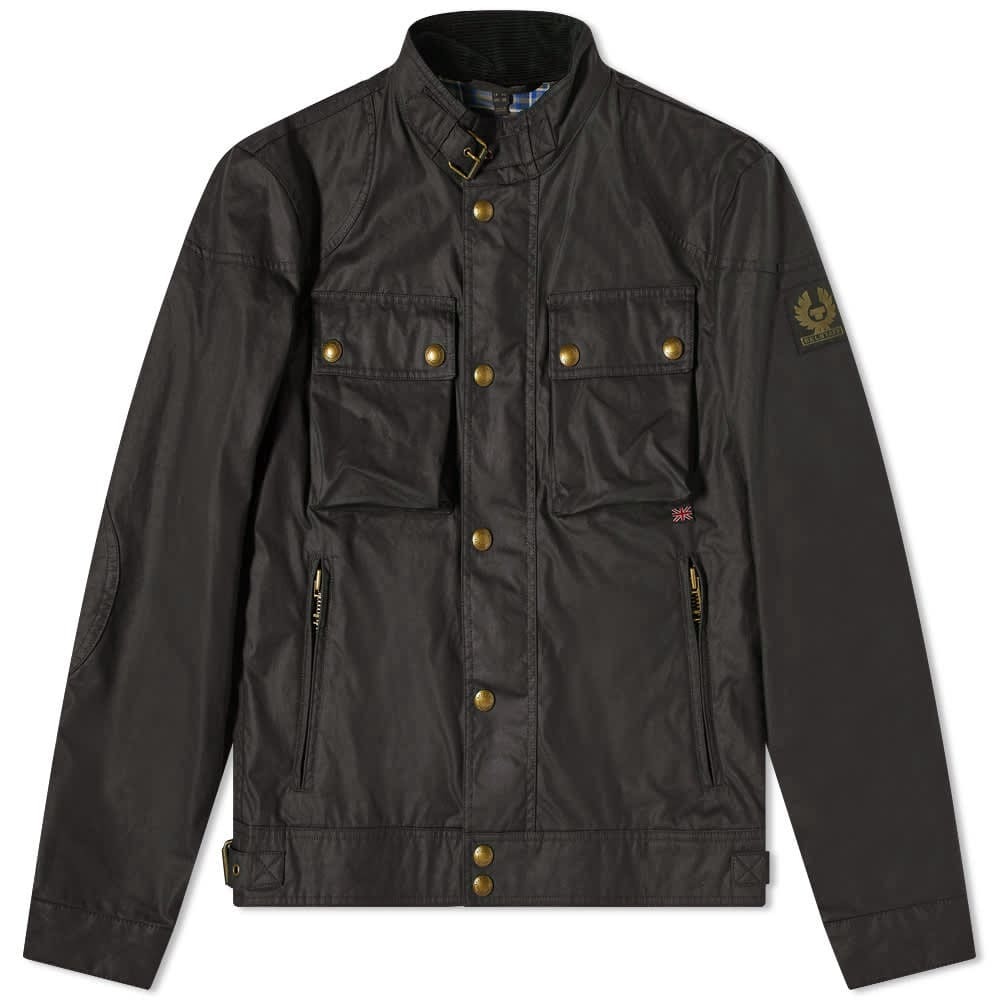 Belstaff Men's Racemaster Jacket in Faded Olive Belstaff