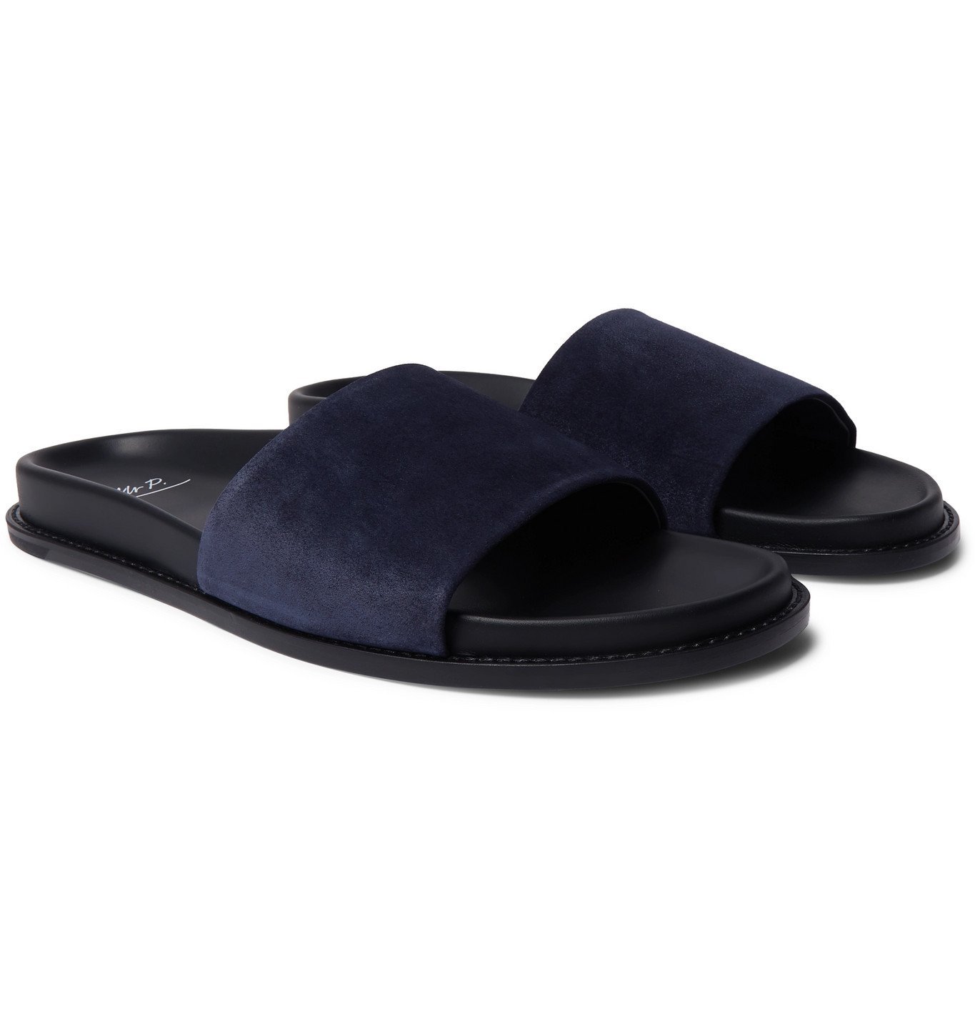 Mr P. - David Suede Slides - Black Mr P.