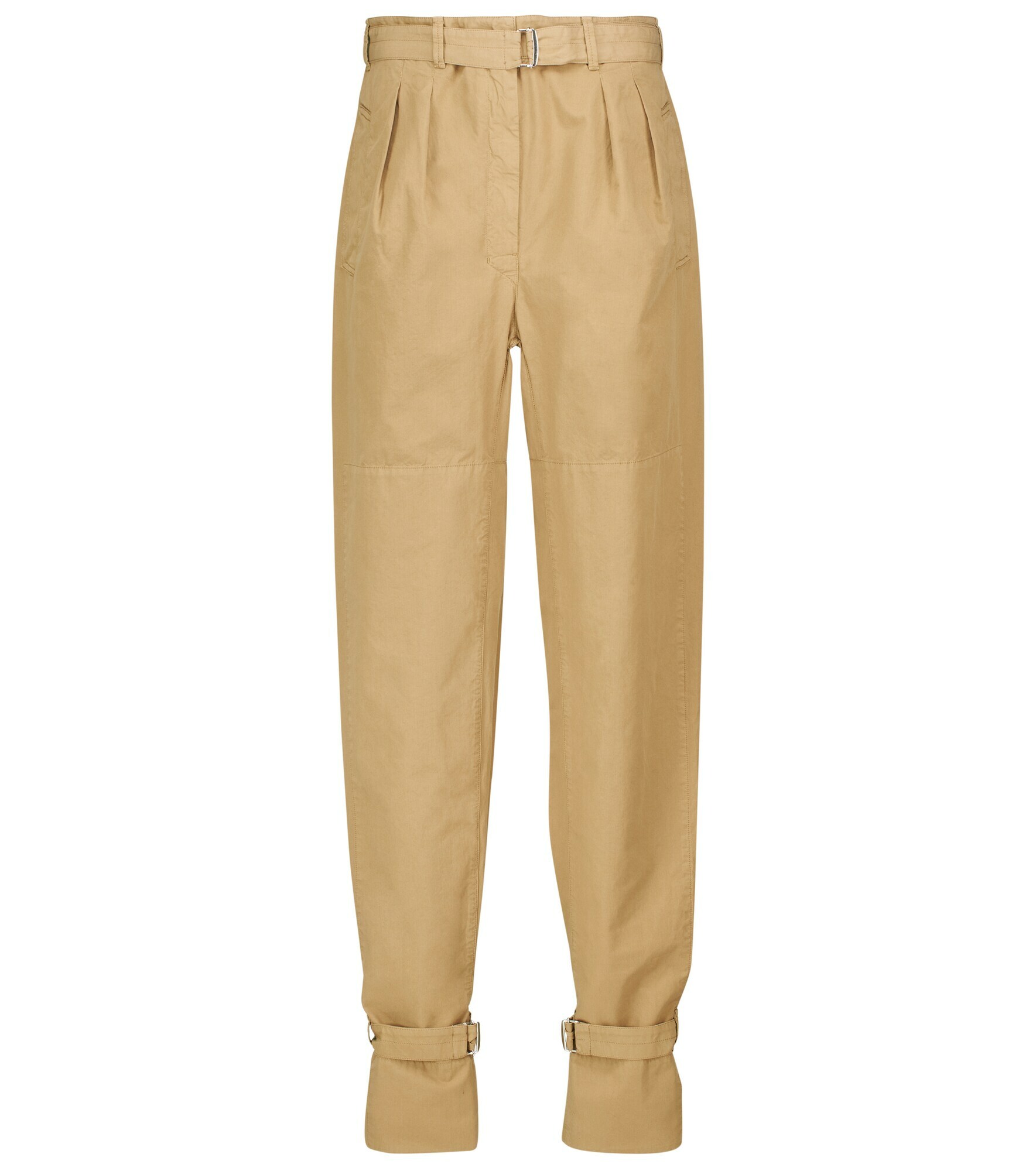 Lemaire - High-rise cotton poplin pants Lemaire