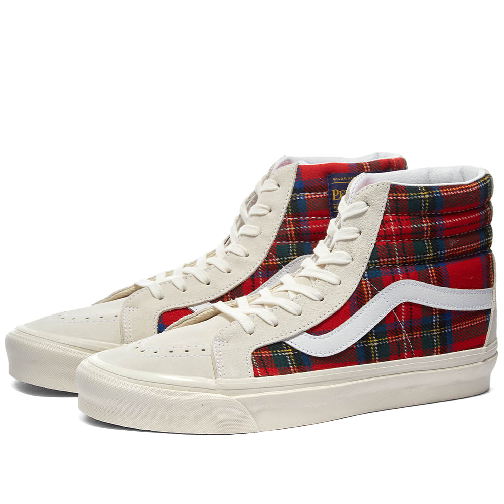 Vans x Pendleton UA Sk8-Hi 38 Dx Sneakers in Royal Stewart Tartan Vans