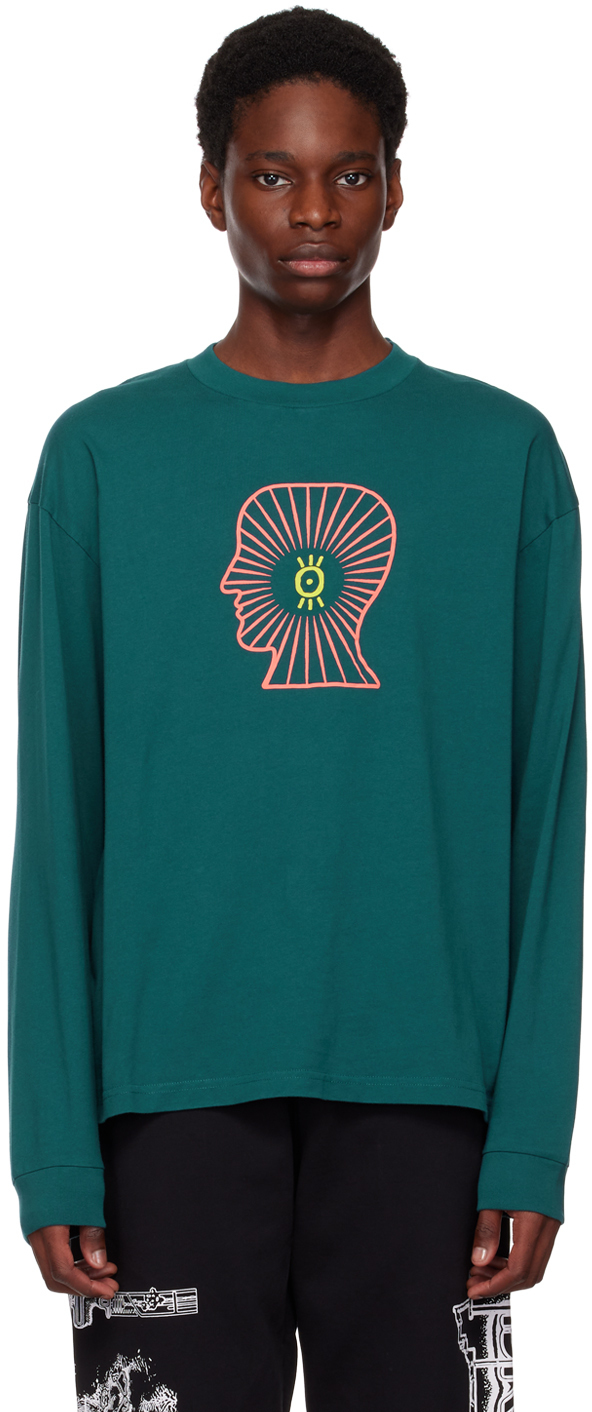 Brain Dead Blue Visions Club Long Sleeve T-Shirt Brain Dead