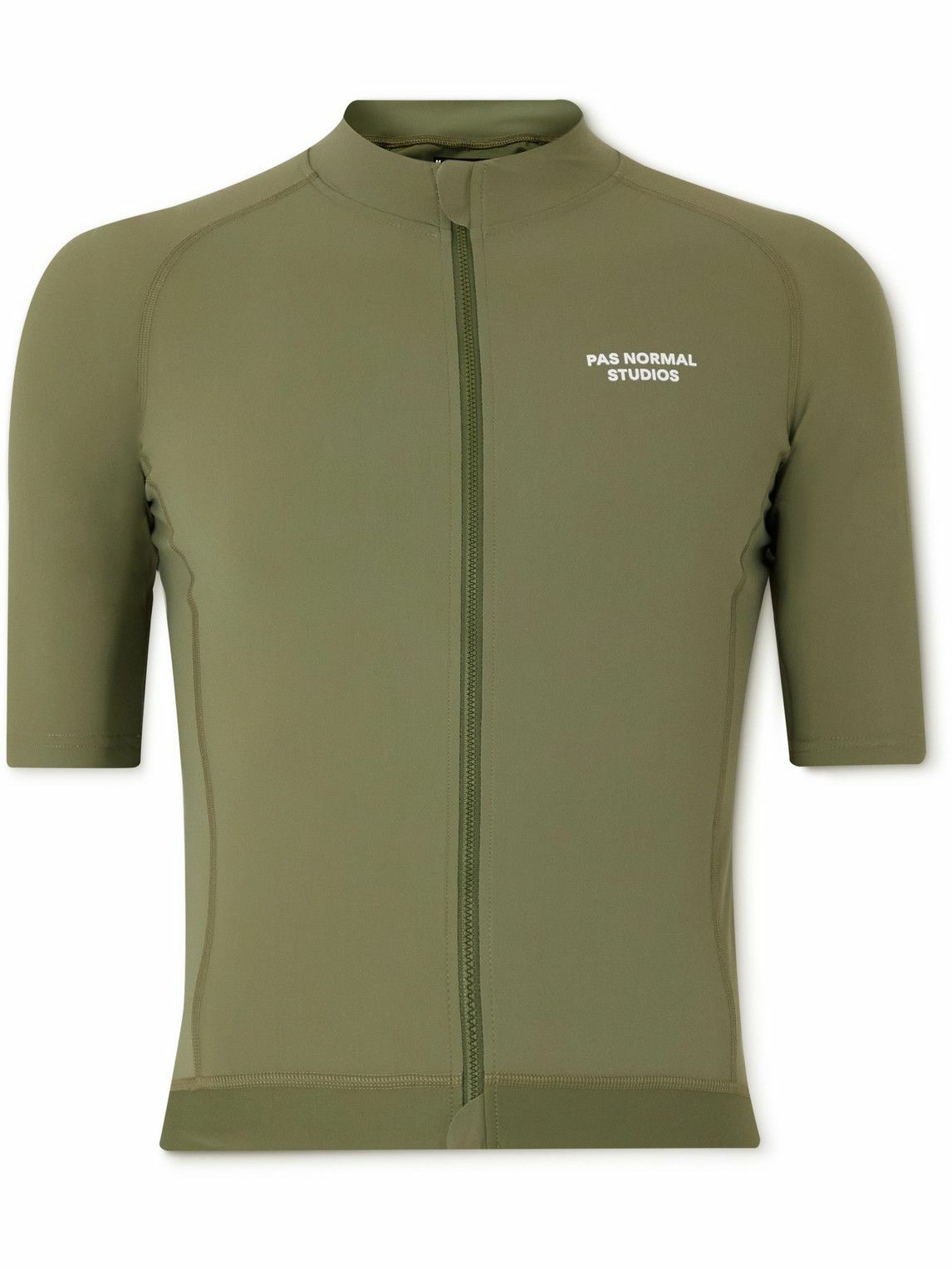 Pas Normal Studios - Essential Logo-Print Cycling Jersey - Green Pas ...
