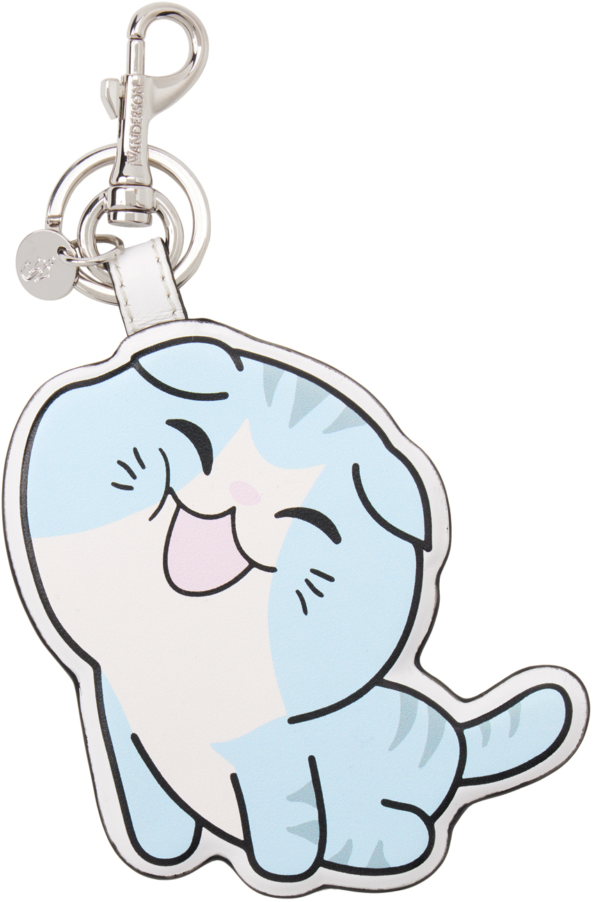 JW Anderson Blue Cat Keychain JW Anderson