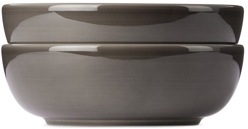 R+D.LAB Gray Large Bilancia Deep Bowl Set R+D.LAB