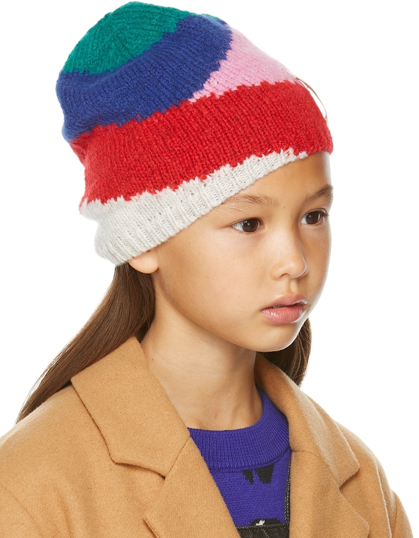 Bobo Choses Kids Multicolor Color Block Beanie Bobo Choses