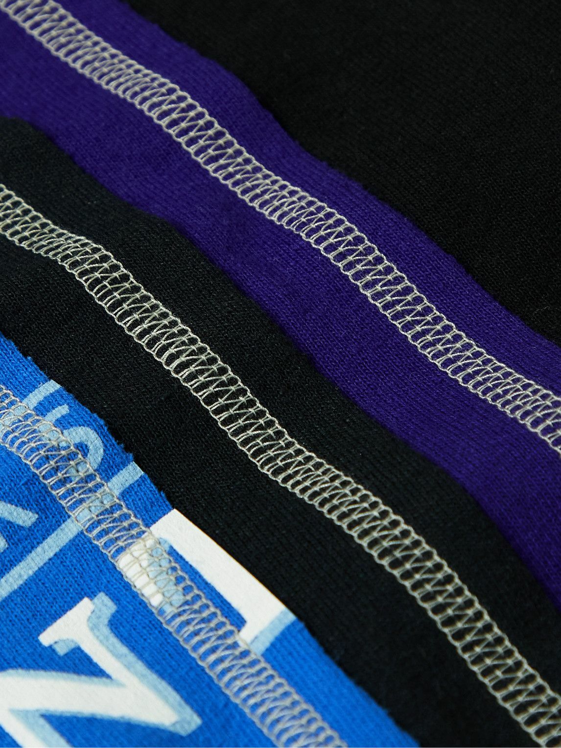 Needles - 7 Cuts Distressed Printed Cotton-Jersey T-Shirt - Multi Needles