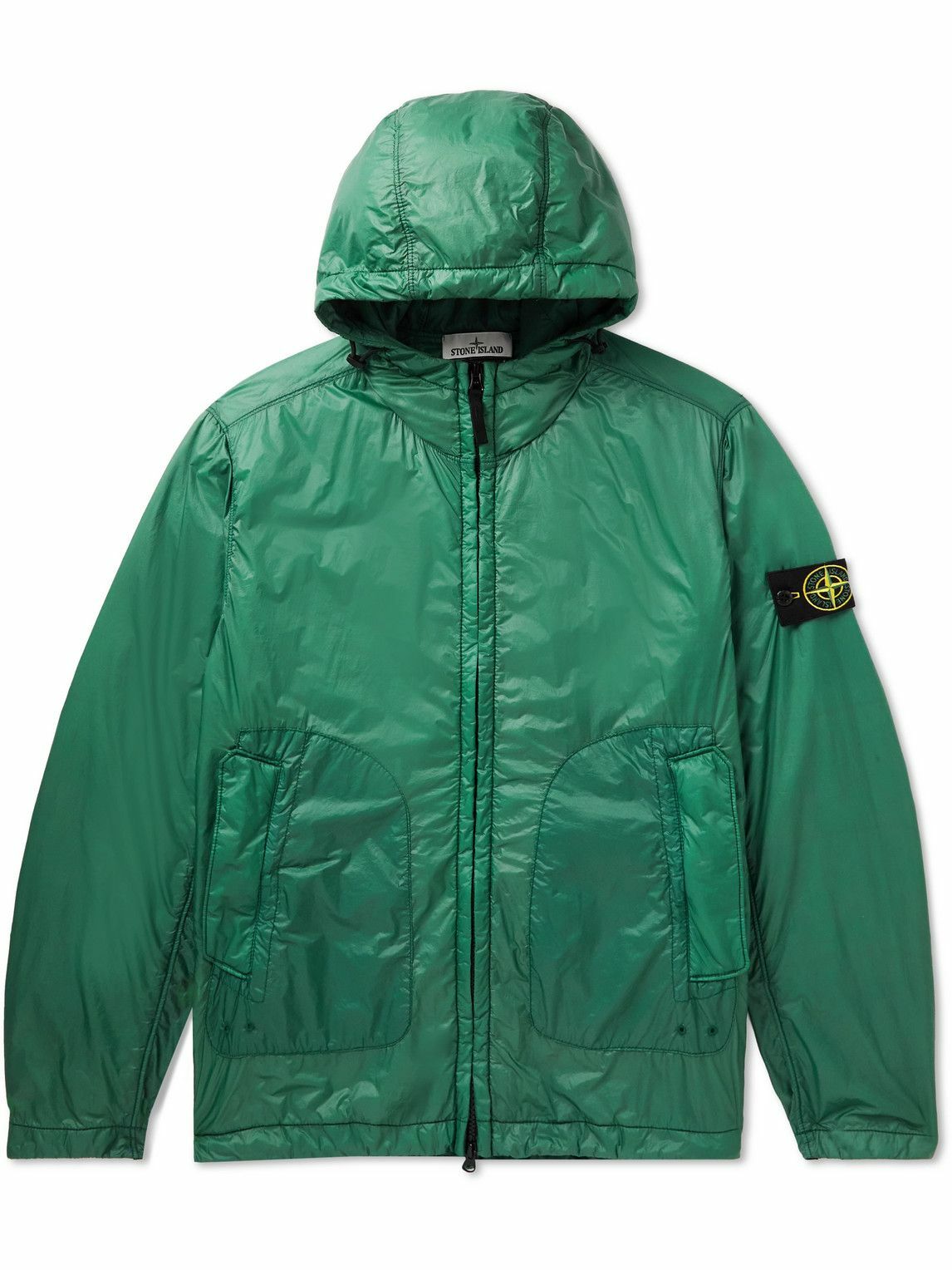 Stone Island - Logo-Appliquéd Padded PrimaLoft® Shell Jacket - Green ...
