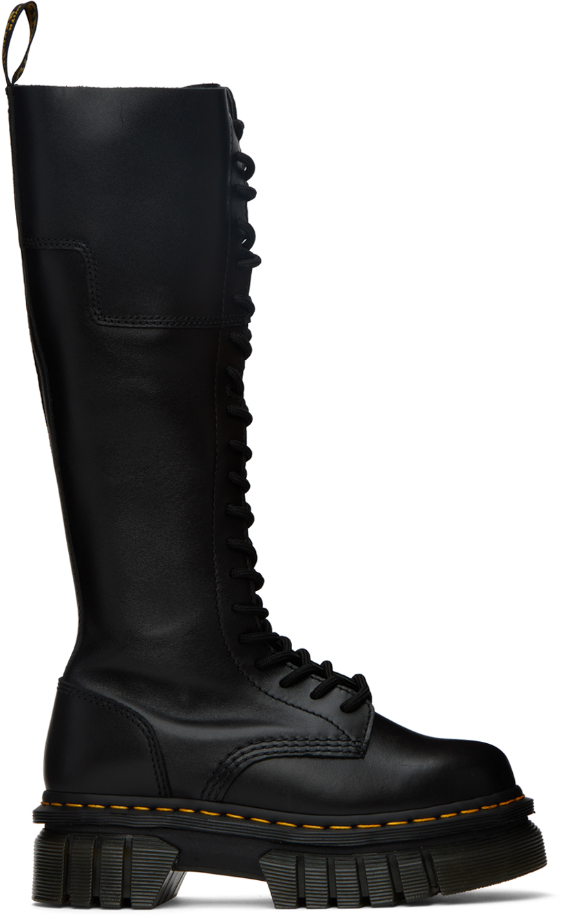 Dr. Martens Black Audrick 20-Eye Boots Dr. Martens