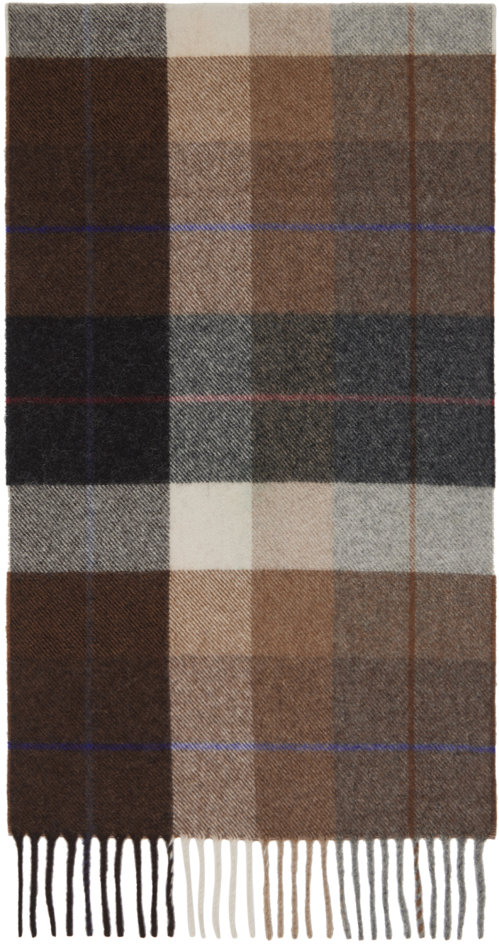 Noah Brown Cashmere Scarf Noah NYC