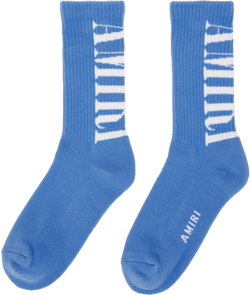 AMIRI Blue Core Logo Socks Amiri