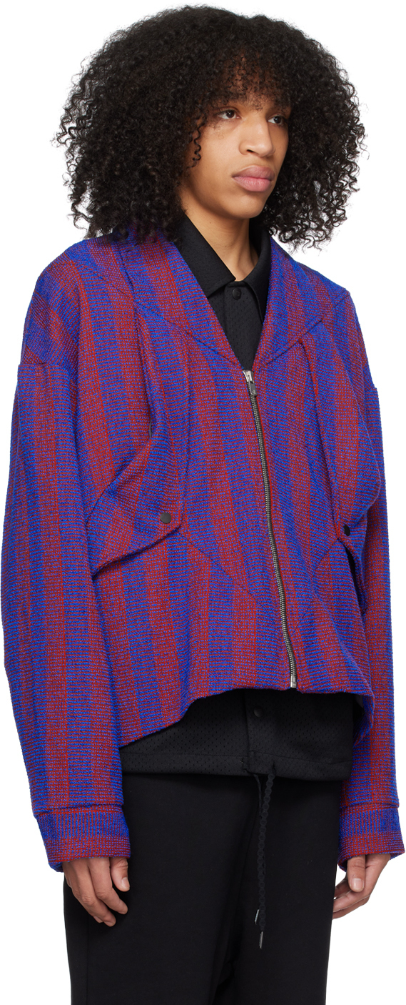 NAMESAKE Blue & Red Pierce Jacket NAMESAKE