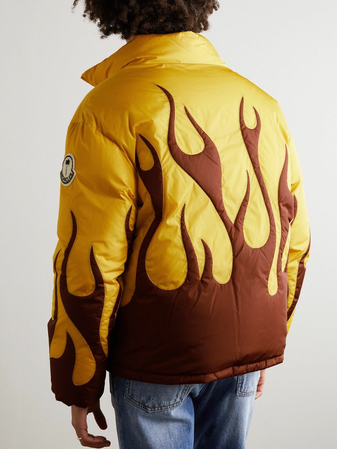 Moncler Genius - 8 Palm Angels Clancy Two-Tone Shell Down Jacket ...