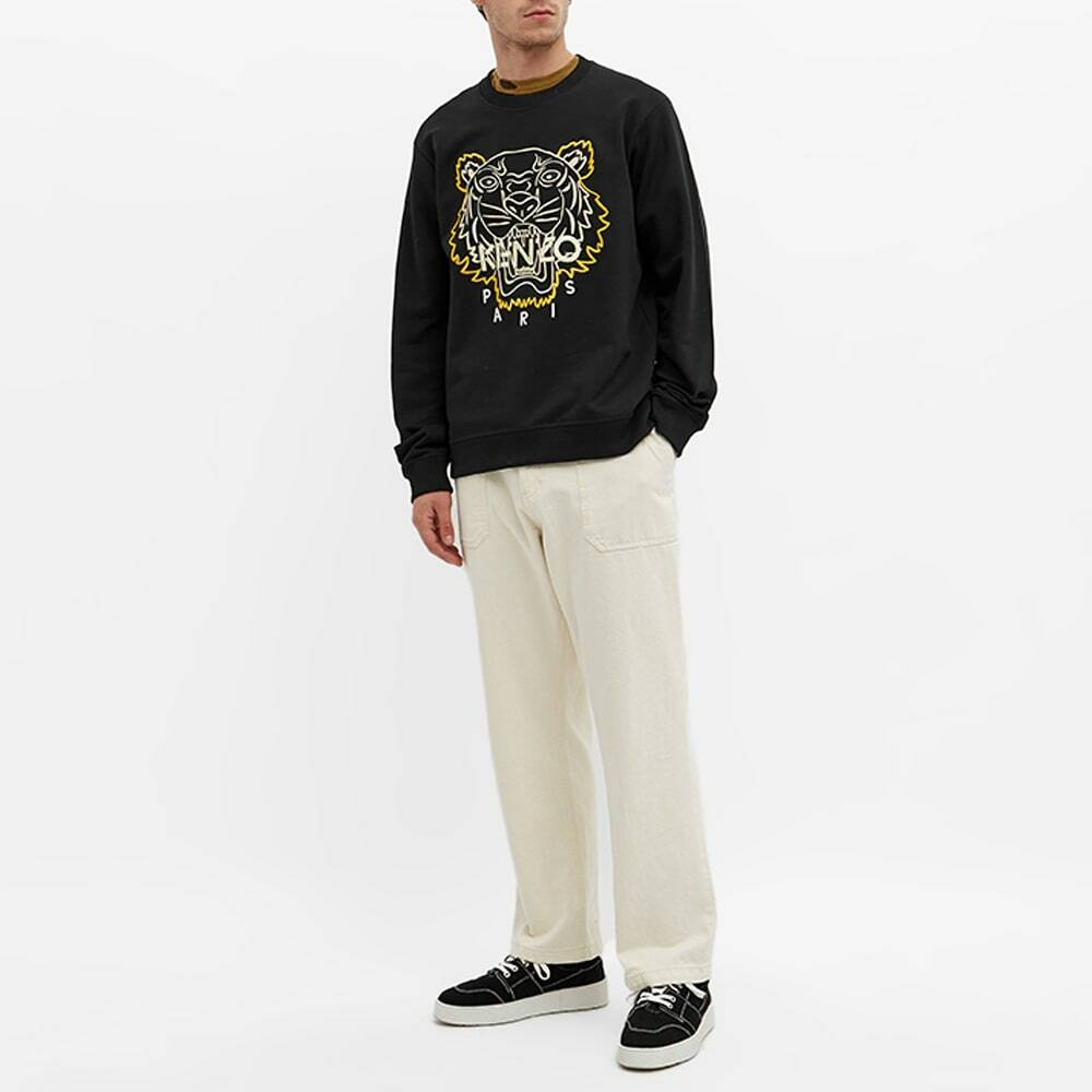 Kenzo Men's Classic Tiger Crew Sweat in Black Kenzo