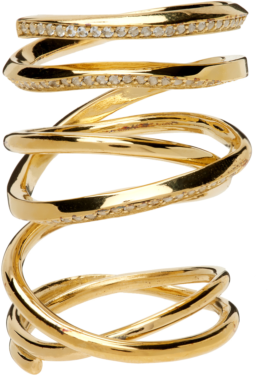 Completedworks Gold Coil Ring Completedworks