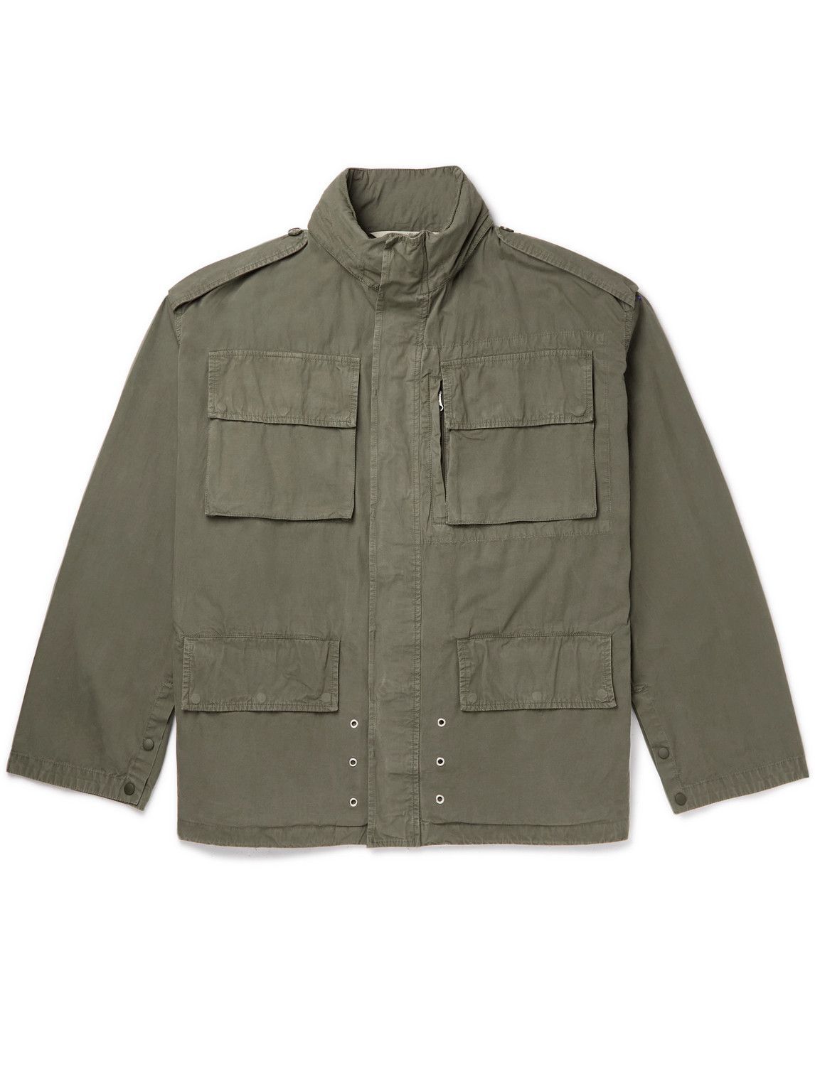Aspesi - Brushed Cotton-Canvas Jacket - Green Aspesi