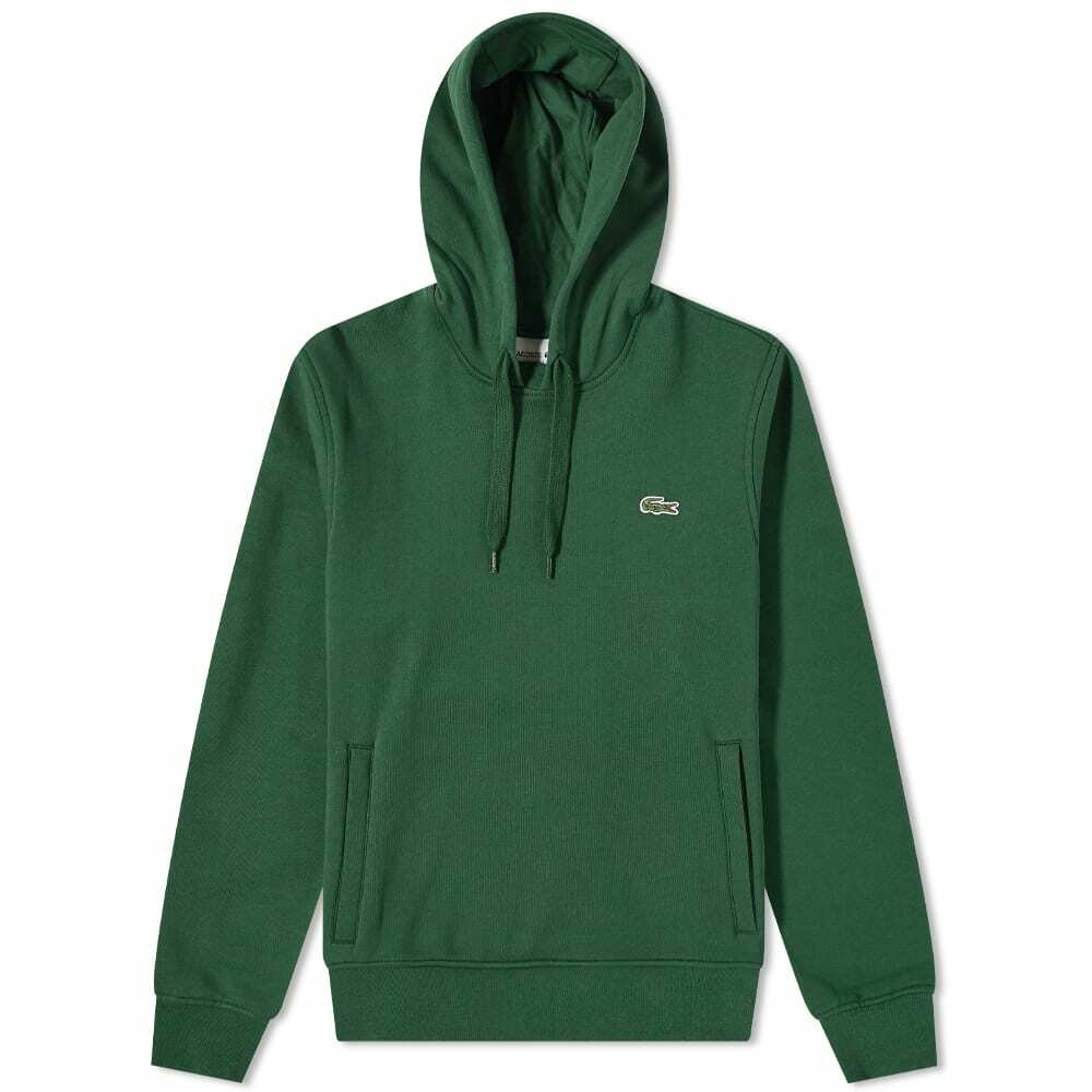 Lacoste Men's Classic Popover Hoody in Green Lacoste