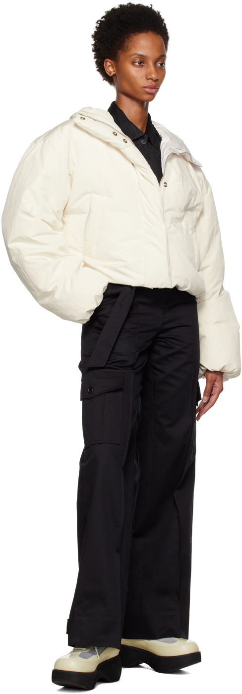 System Off-White Cropped Down Jacket System