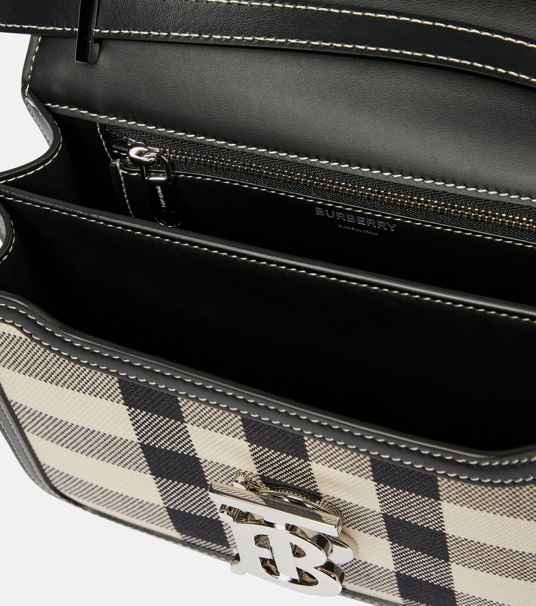 Burberry - TB Small checked shoulder bag Burberry