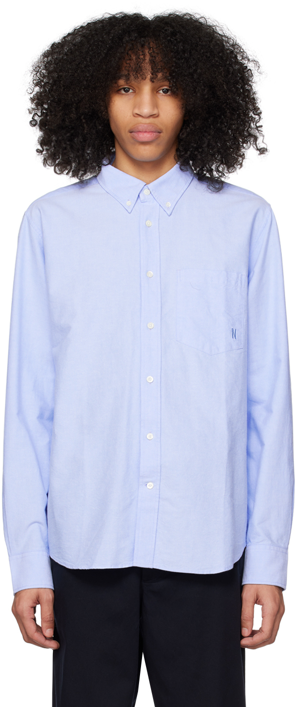 Norse Projects Blue Algot Shirt Norse Projects