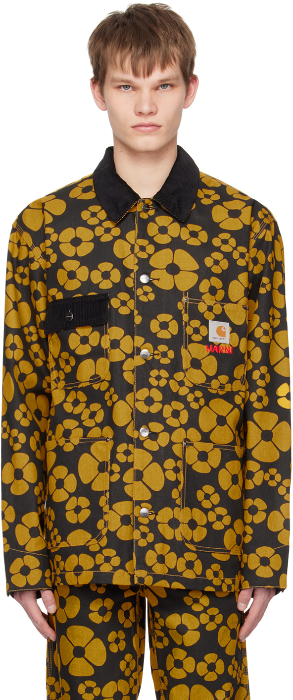 Marni Yellow & Black Carhartt WIP Edition Jacket Marni