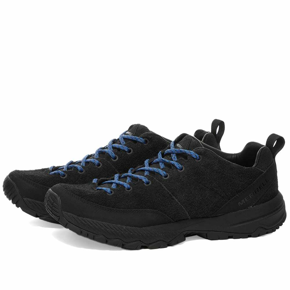 Merrell 1TRL Men's Ace Leather Sneakers in Triple Black Merrell 1TRL