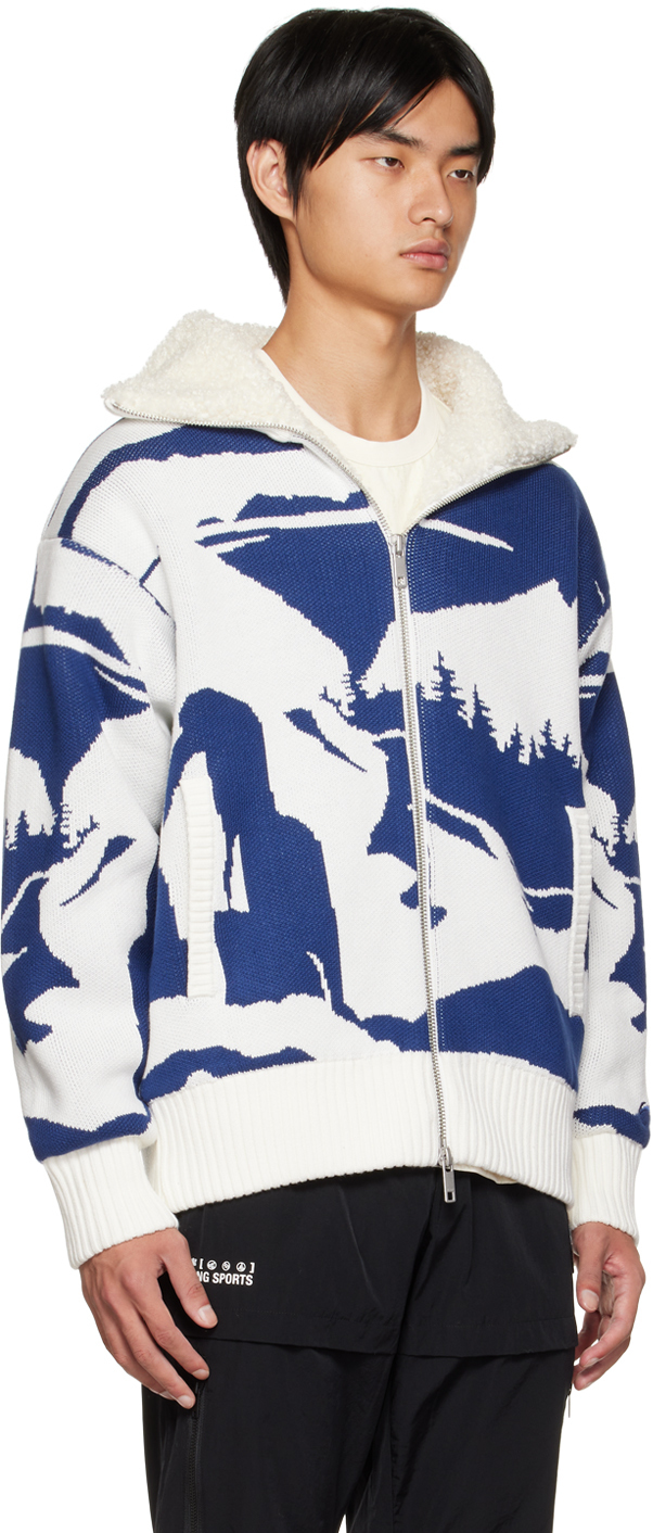 Li-Ning White Graphic Jacket Li-Ning